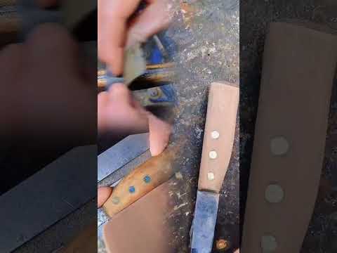 I am restoring this very old Solingen knife. #shorts