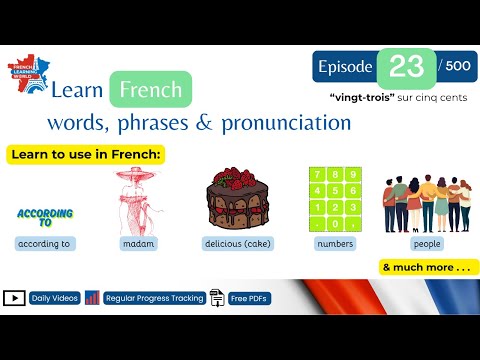 🇫🇷 #23 | Learn French Words for Beginners Vocab, Phrases & Pronunciation