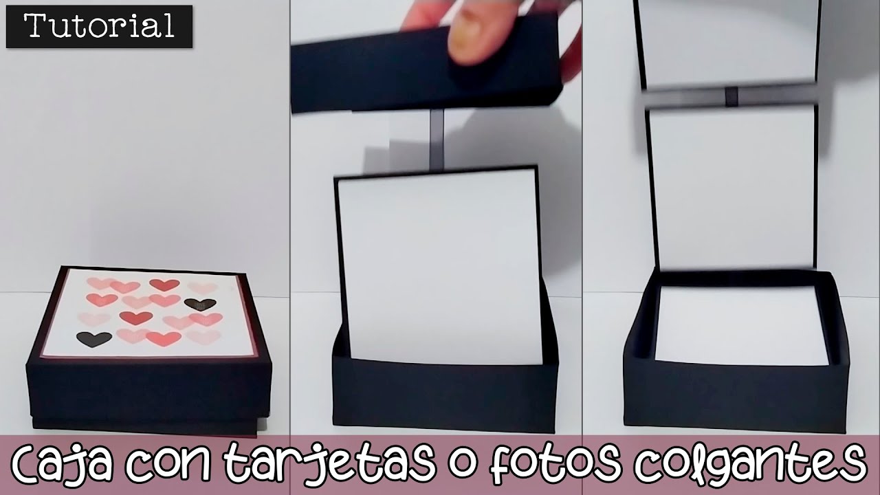 Tutorial: Caja con tarjetas colgantes 🤩✨