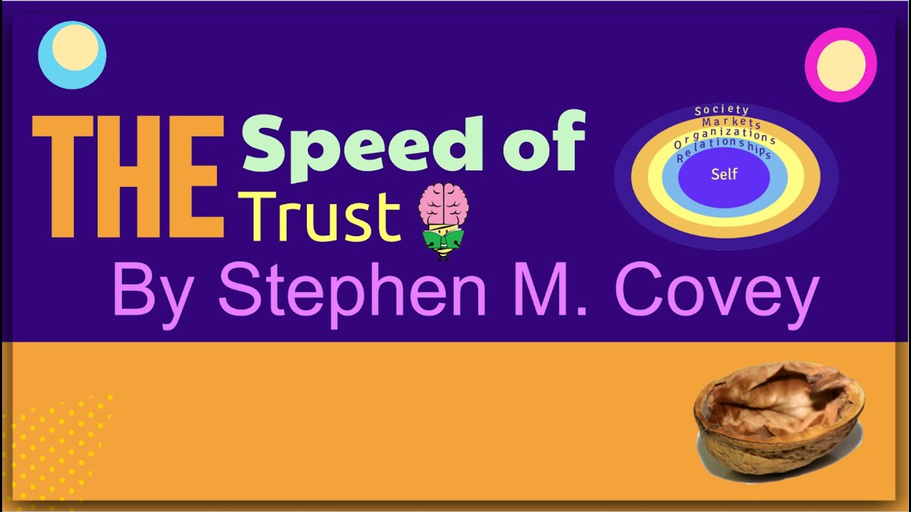 The Speed of Trust By Stephen Covey: Animated Summary