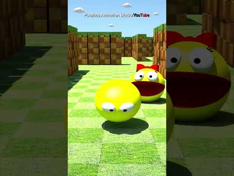 🥔🥔🥔Pac-Man's Potato Chips Upgrade 😎 #pacman #animation #funny #cartoon #pacmanfun #pixellate #cute