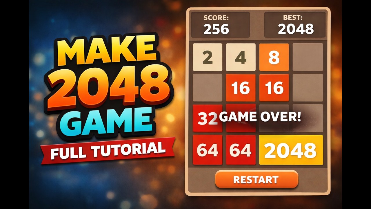 How to Make the 2048 Game in Unity (Full Beginner Tutorial)