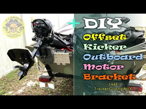 DIY Offset Kicker Outboard Motor Bracket | Florida Fish Hunter
