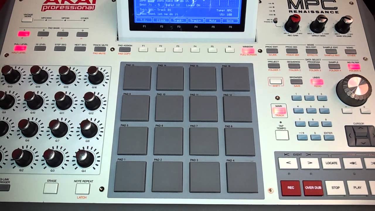 MPC Renaissance at Itec Audio Studios