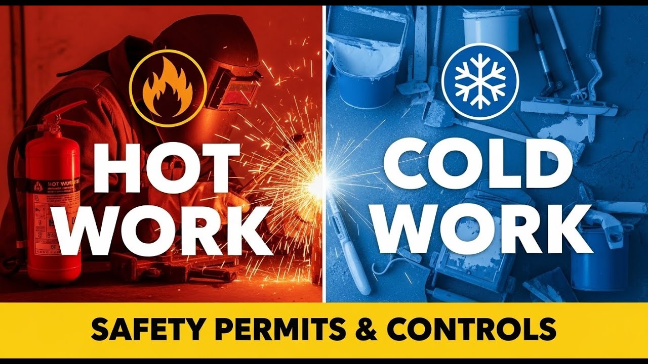 Hot Work vs Cold Work  Safety Permits, Hazards & Controls Explained