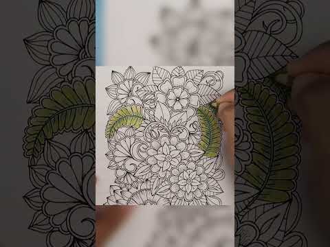 printable adult color painting flower #colors #flowers #nature #happy
