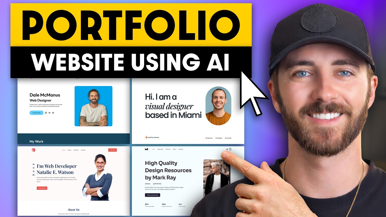 How to Make a Portfolio Website in Minutes! (Using AI)