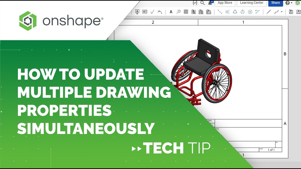 Tech Tip: How to Update Multiple Drawing Properties Simultaneously