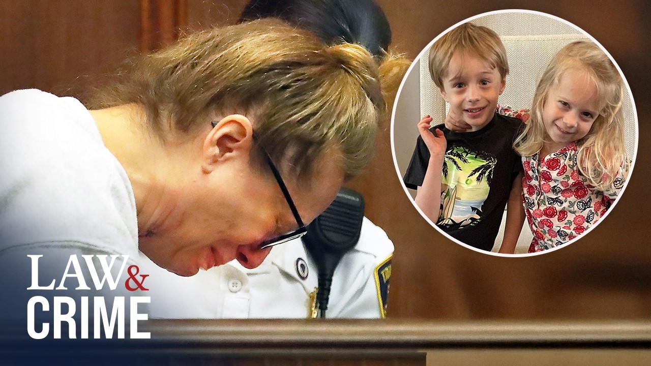 Crying Mom Crumbles After Allegedly Killing Her Kids