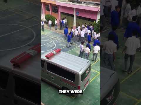 The Ambulance Arrived at School!😱