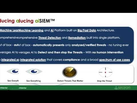 Seceon Webinar on Guidelines for building a SoC in Healthcare