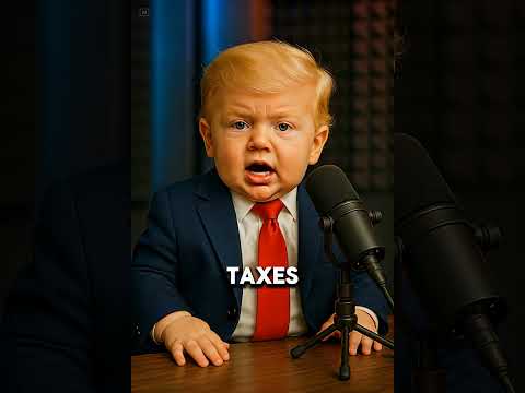 Talking Baby trump about tariffs china #funny #happy #memes #trump #politics #youtube #shorts #baby