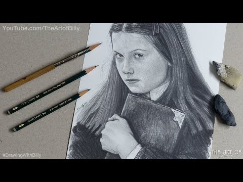 How to Draw Ginny Weasley from Harry Potter – I'm Youtuber – Follow my ...