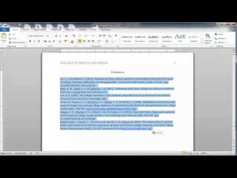 EXAMPLE OF A WORKS CITED PAGE IN APA FORMAT – SUCUMI1963