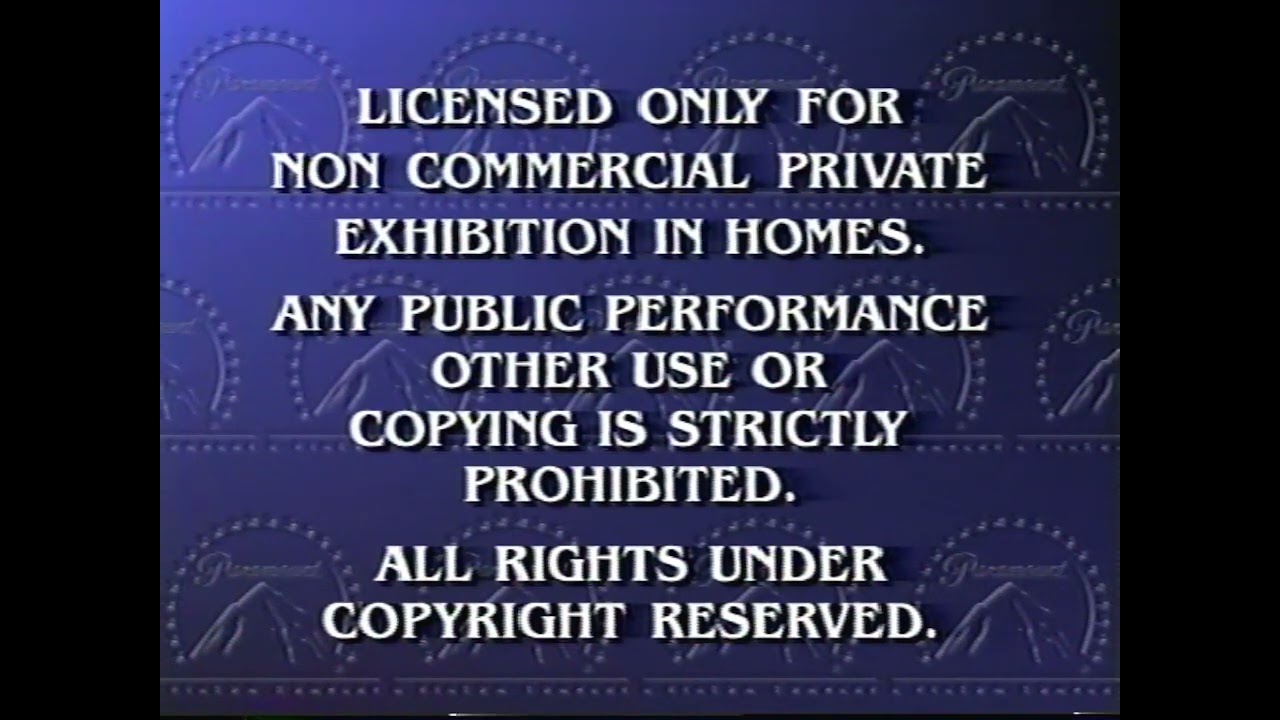 FBI/Copyright warning #26 - Paramount
