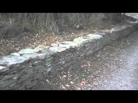 400ft stone dry stack wall in 8 days in dalton pa