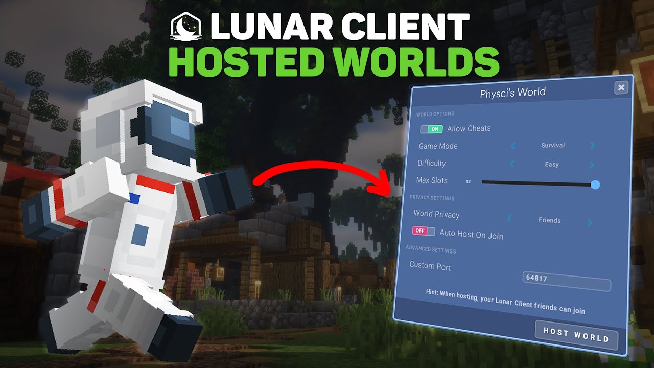Lunar Client | The Best Way To Host A Free Minecraft Server