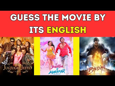 Guess The Bollywood Movie By Its English | Bollywood Movie Quiz