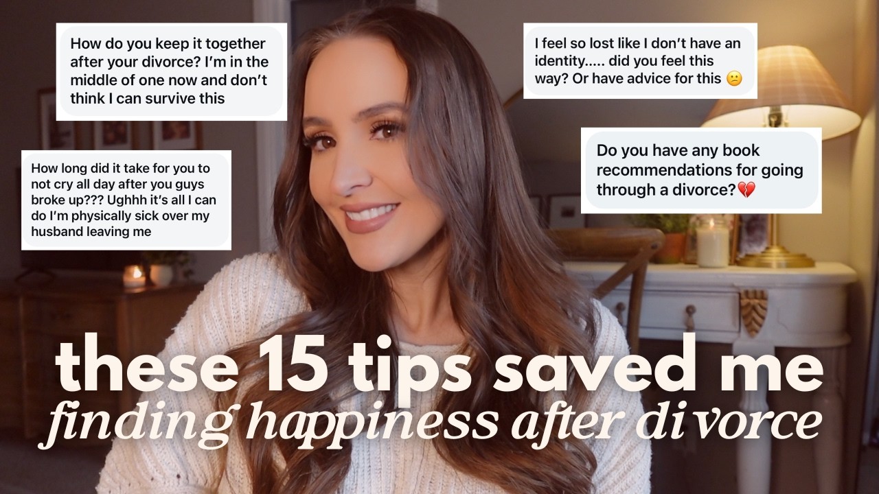 How To Rebuild Your Life After Divorce (& actually be HAPPY again!)✨
