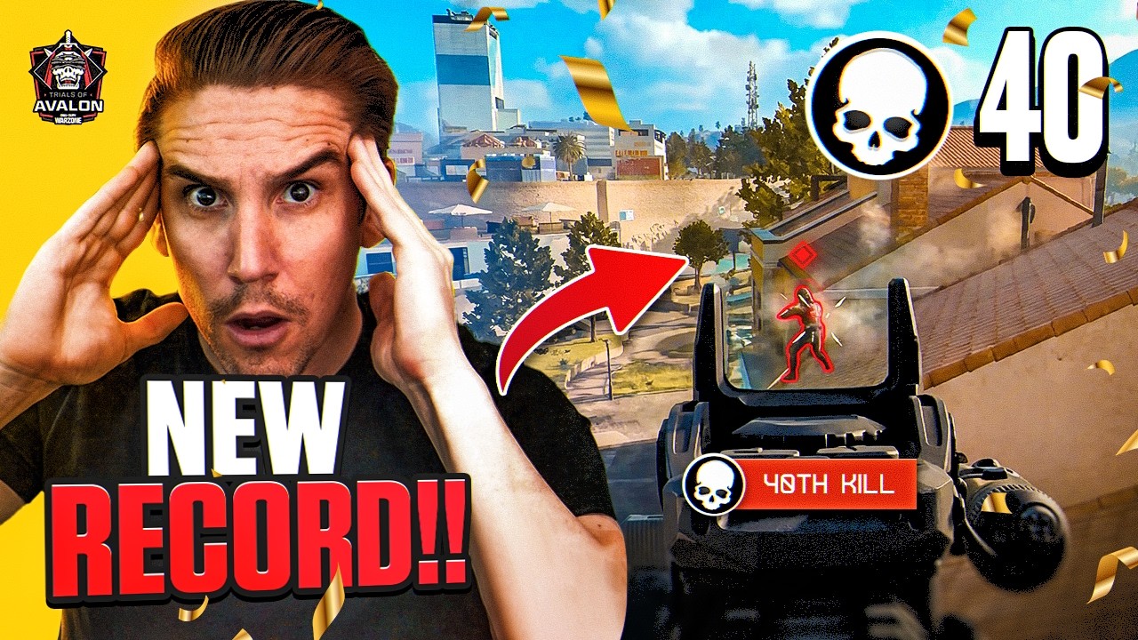 MY NEW KILL RECORD IN AVALON WARZONE! (40 KILLS)