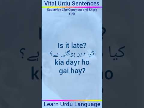 Vital Urdu Sentences #14