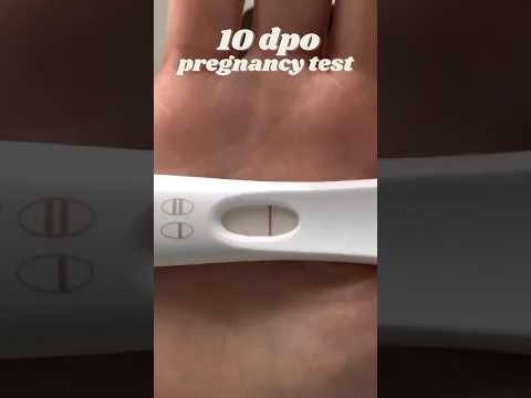 10 DPO Pregnancy Test #ttc #infertility