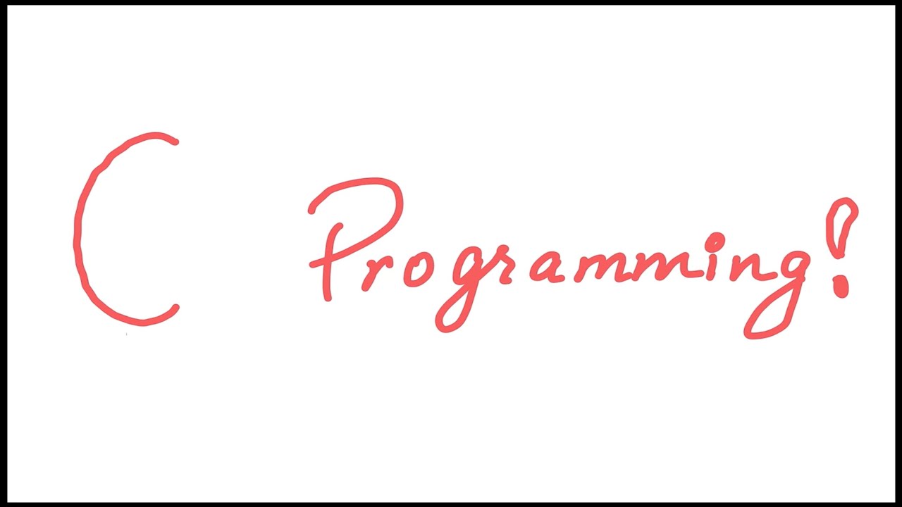 Introduction to C programming video #1 (PPS/Programming for problem solving)