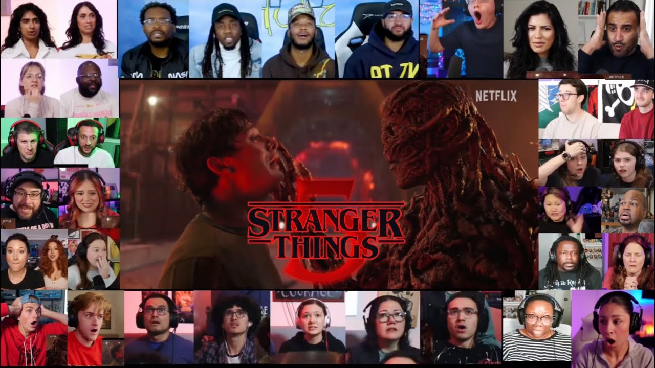 STRANGER THINGS 5 OFFICIAL TRAILER REACTION MASHUP 