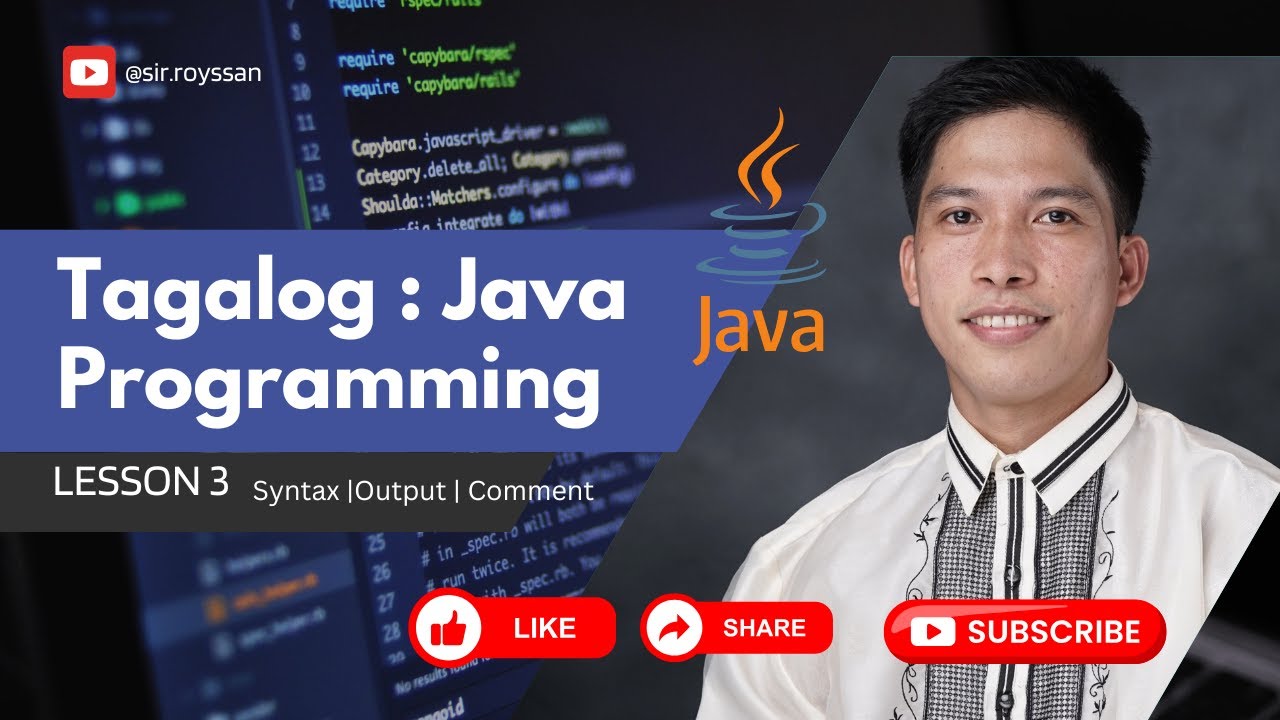 Java Lesson 3 |  Syntax, Output & Comments Explained for Beginners!
