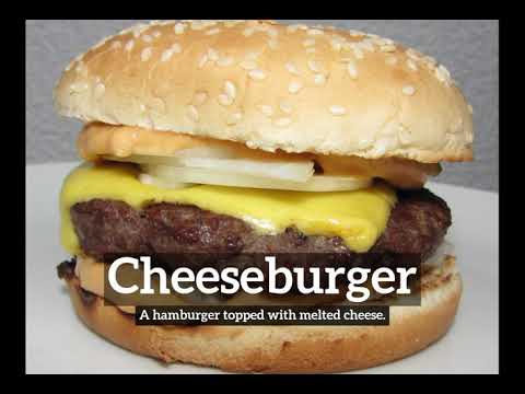 What is Cheeseburger? | How Does Cheeseburger Look? | How to Say Cheeseburger in English?