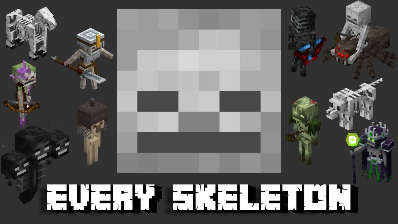 Every Minecraft Skeleton Ever