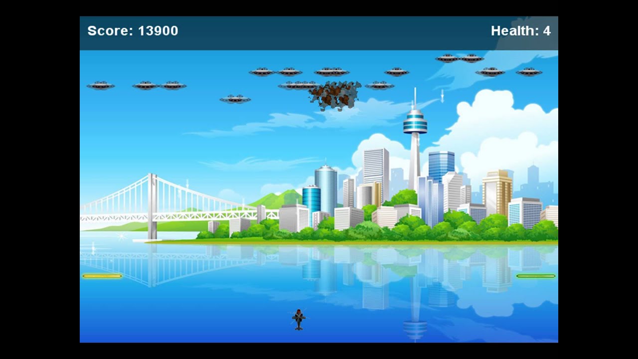 Vector Invaders Gameplay