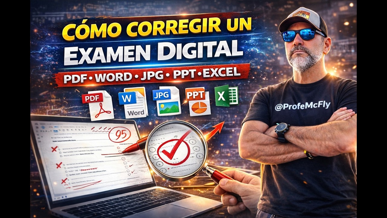 Cómo corregir un examen digital: PDF, Word, JPG, PPT, Excel