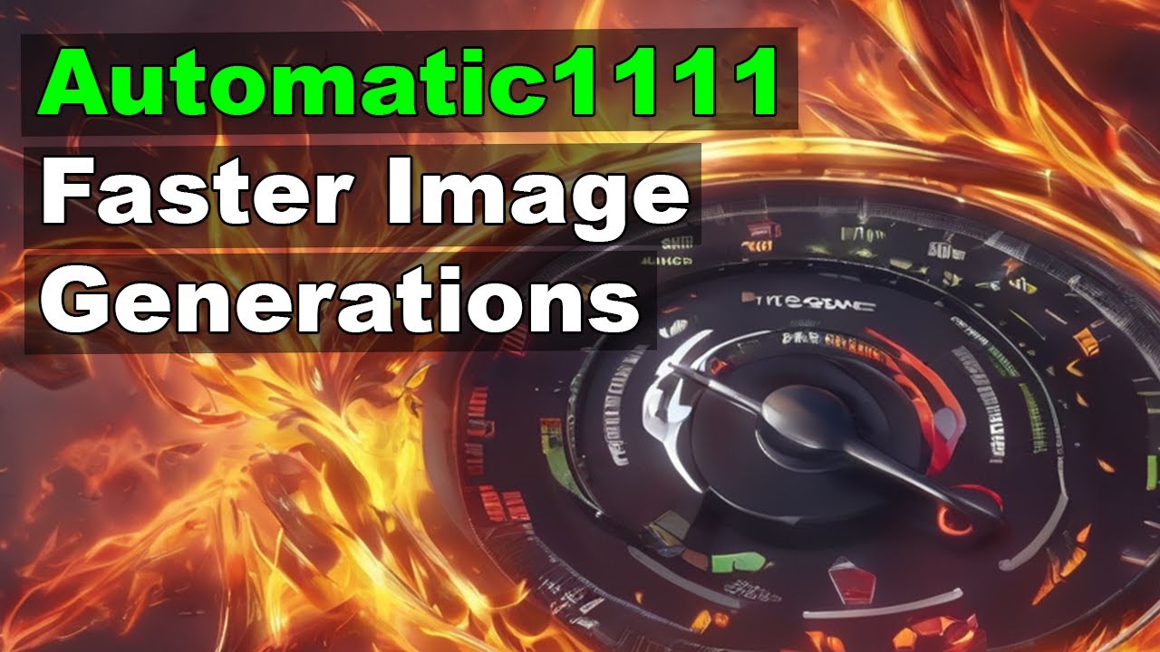 Faster Image Generation - Automatic 1111