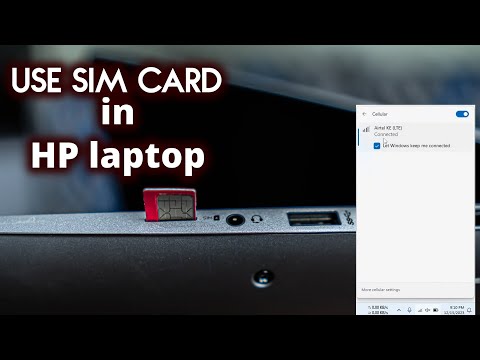 How to Use Sim card in HP Laptop Elitebook 850 G6 | How to Use Sim card in any Laptop