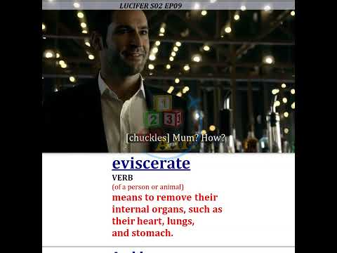Eviscerate - Meaning, Pronunciation, Usage | Learn English with TV Shows - Wednesday