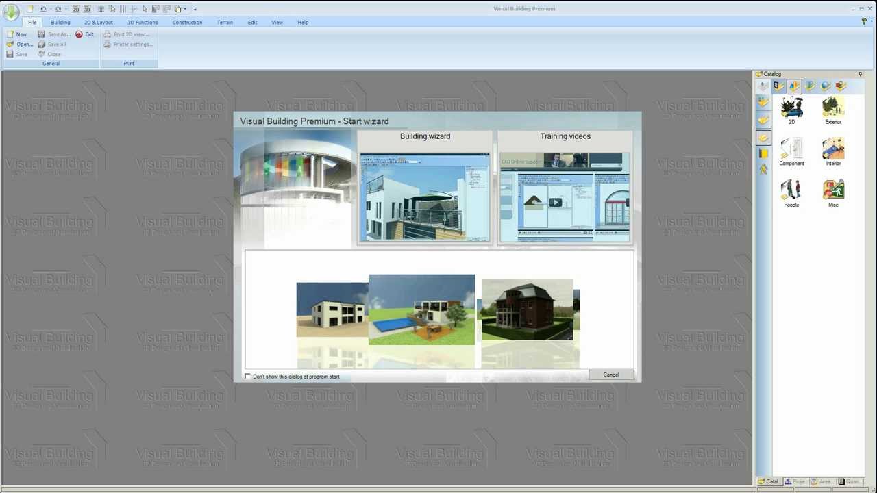 Visual Building Tutorial 1 Part 1 - User Interface