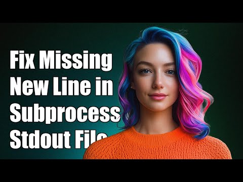 Fixing Missing New Line in Subprocess Stdout Redirected to File in Python