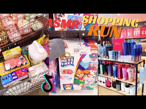 Target & Walmart Run 🛒🛍️ ASMR✨ TikTok compilation #2 #asmr #shopwithme #shopping