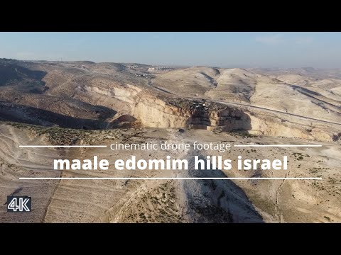 Maale adumim Hills in israel | 4K by Drone || DJI Mavic Mini 2  [Cinematic]