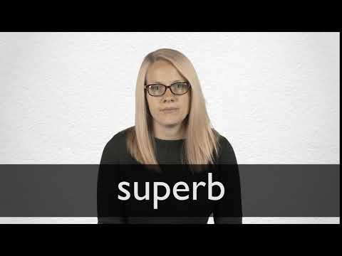 How to pronounce SUPERB in British English