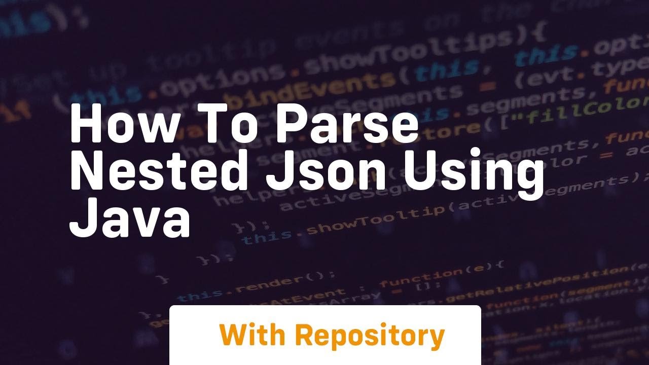 How to parse nested json using java
