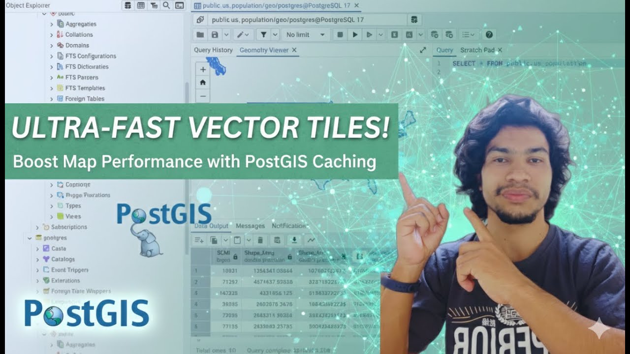 Create Vector Tiles from PostGIS with pg_tileserv — Full Tutorial (Mapbox MVT)