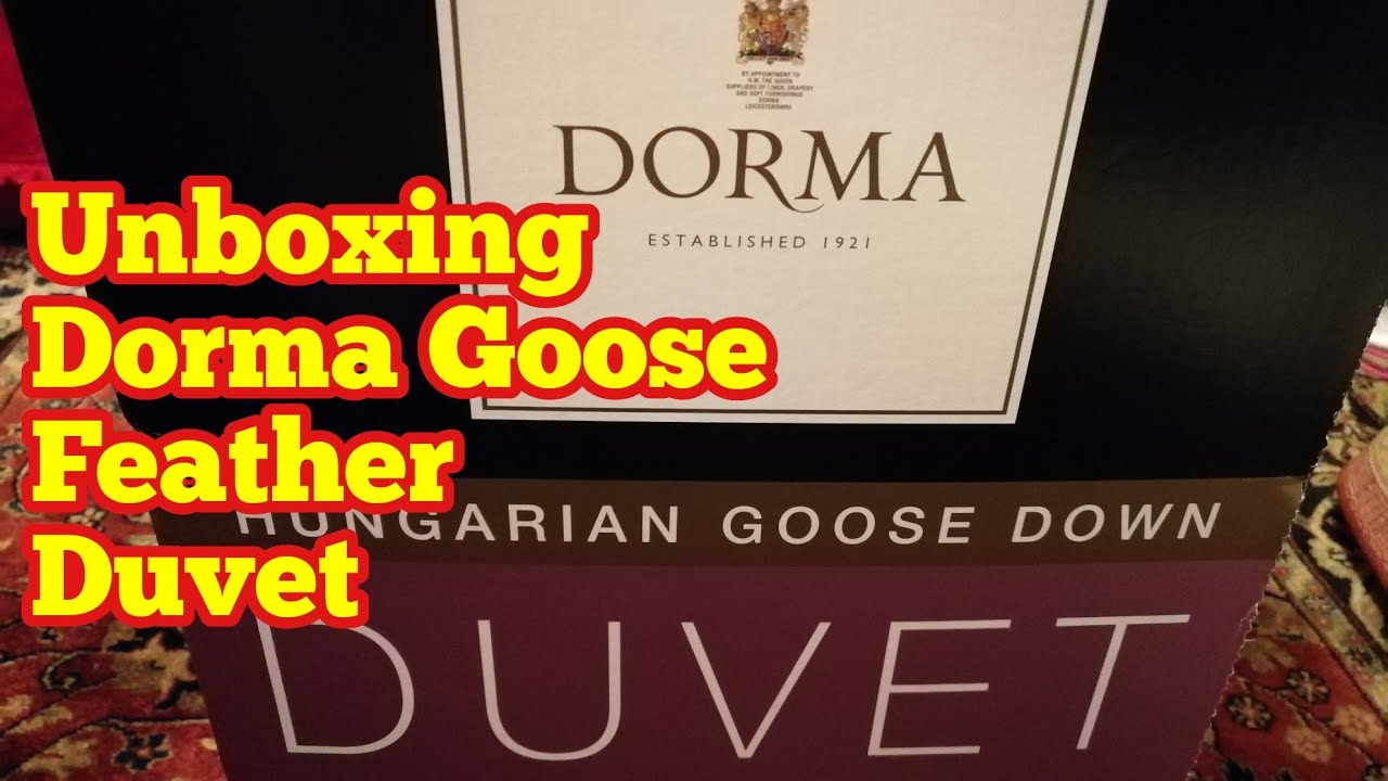 Unboxing Dorma Goose Feather Duvet From Dunelm