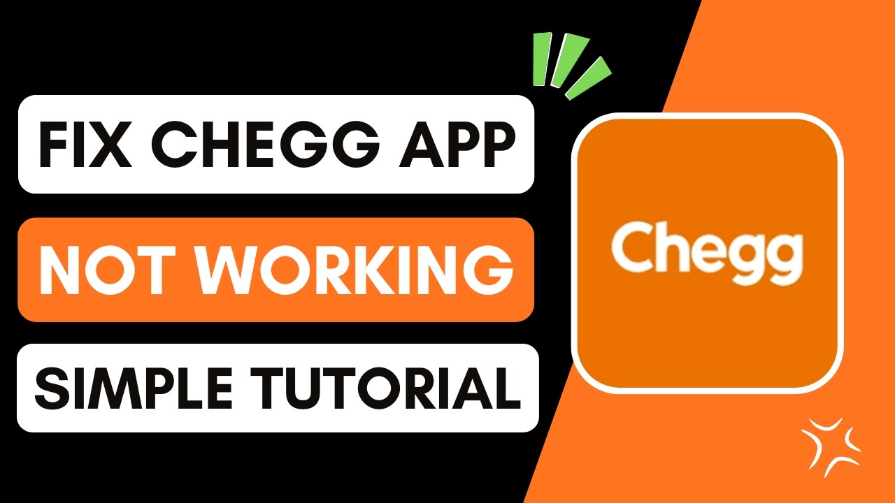 How to Fix Chegg App Not Working
