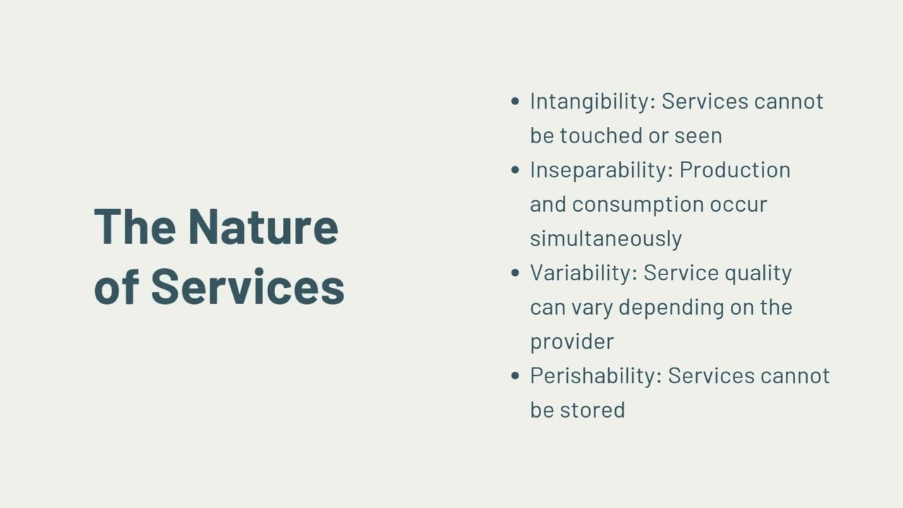 Designing and Managing Services