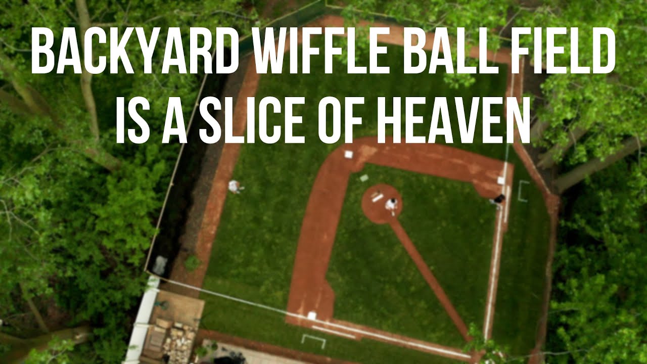 Backyard wiffle ball field is a slice of heaven