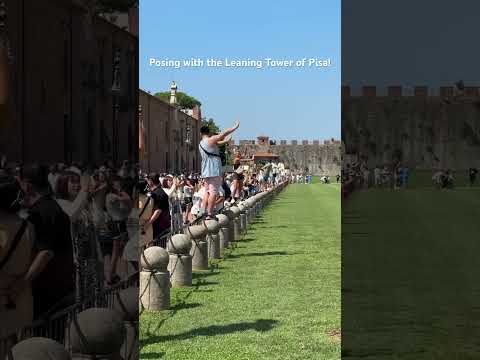When in Pisa, do what the Pisans do!