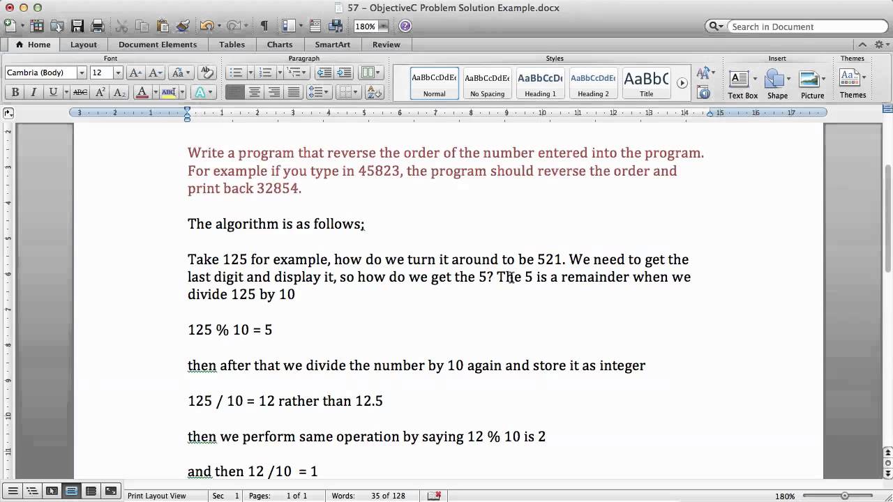 Objective C Tutorials   60   Problem and Solution Example