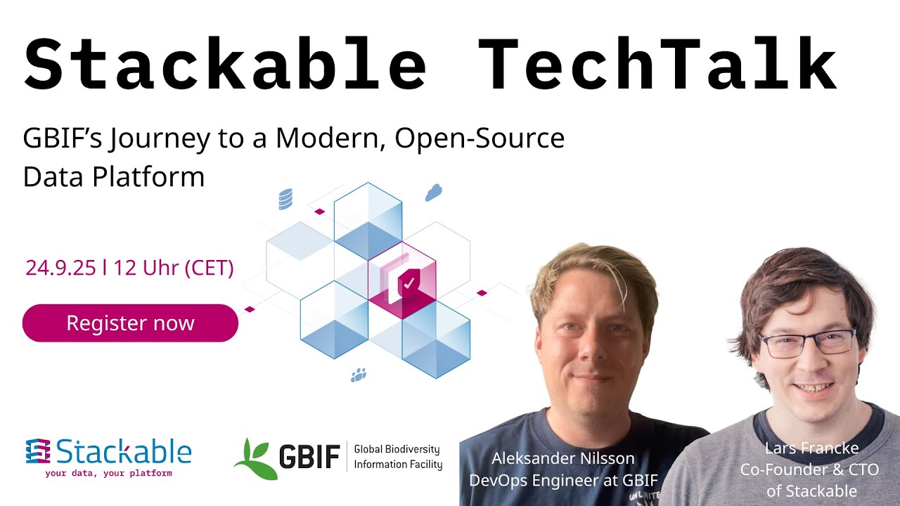TechTalk: GBIF's Journey to a Modern, Open-Source Data Platform